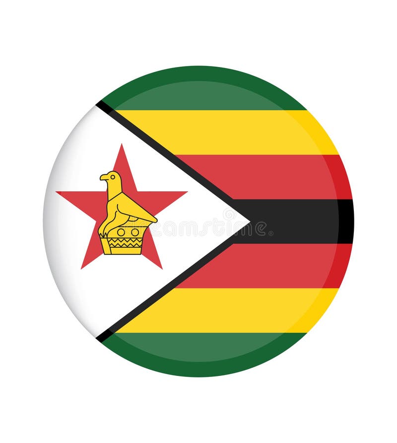 National Zimbabwe Flag, Official Colors and Proportion Correctly ...