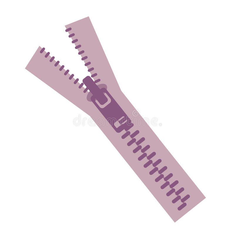 Hand Drawn Vector Zipper with Cute Pastel Color. Collection ...