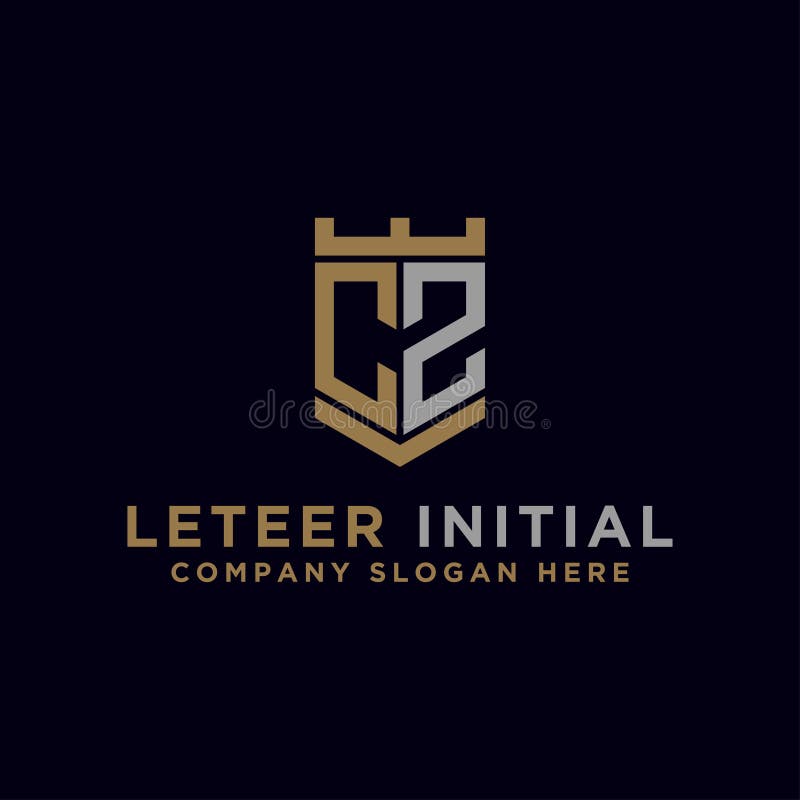 CZ Letters Initial Icon / Monogram.- Vector Inspiration Logo Design ...