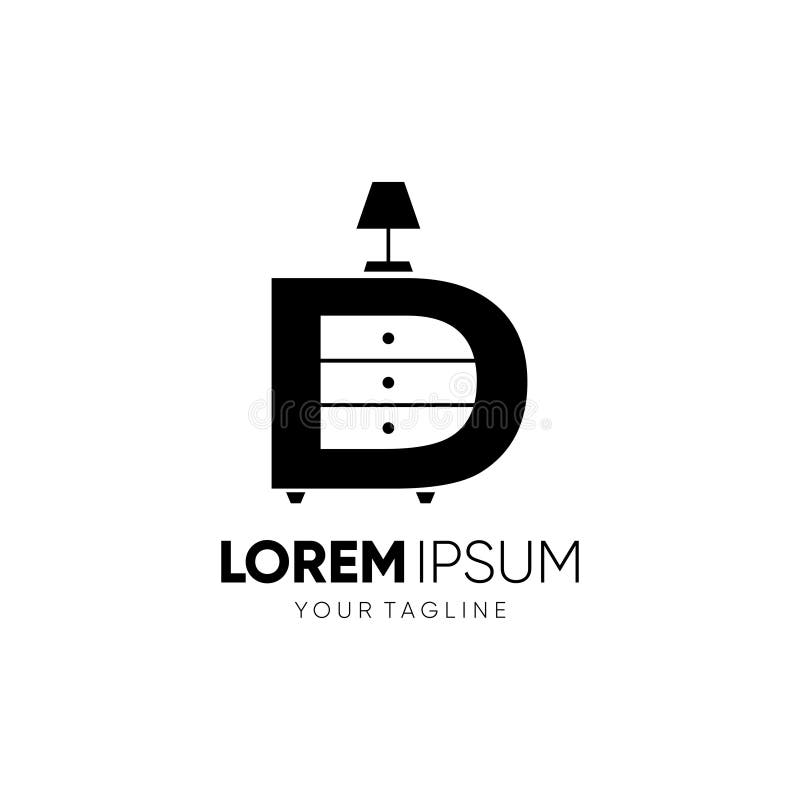 Letter D Cabinet Logo Design Vector Icon Graphic Stock Vector ...