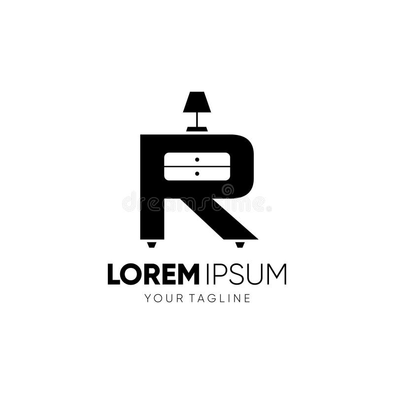 Letter R Cabinet Logo Design Vector Icon Graphic Stock Vector ...