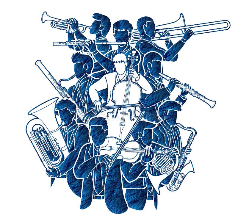 Bassoon Instrument Cartoon Music Graphic Vector Stock Vector ...