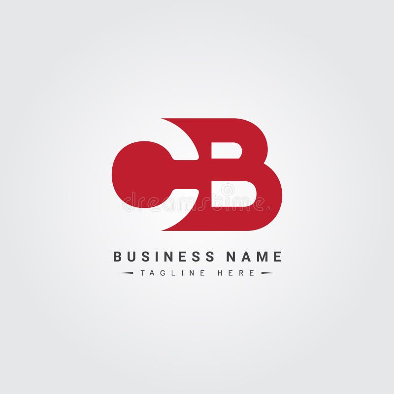CB Initial Letter Logo - Minimal Vector Logo Stock Vector ...