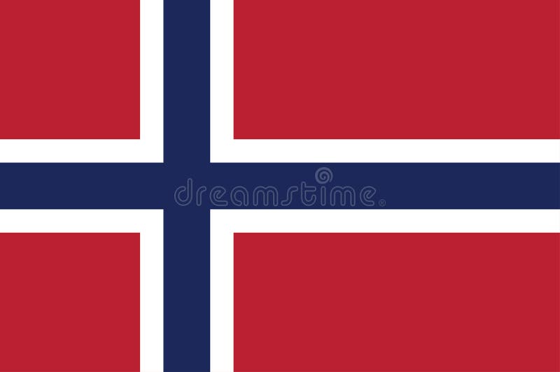 National Norway Flag, Official Colors and Proportion Correctly ...