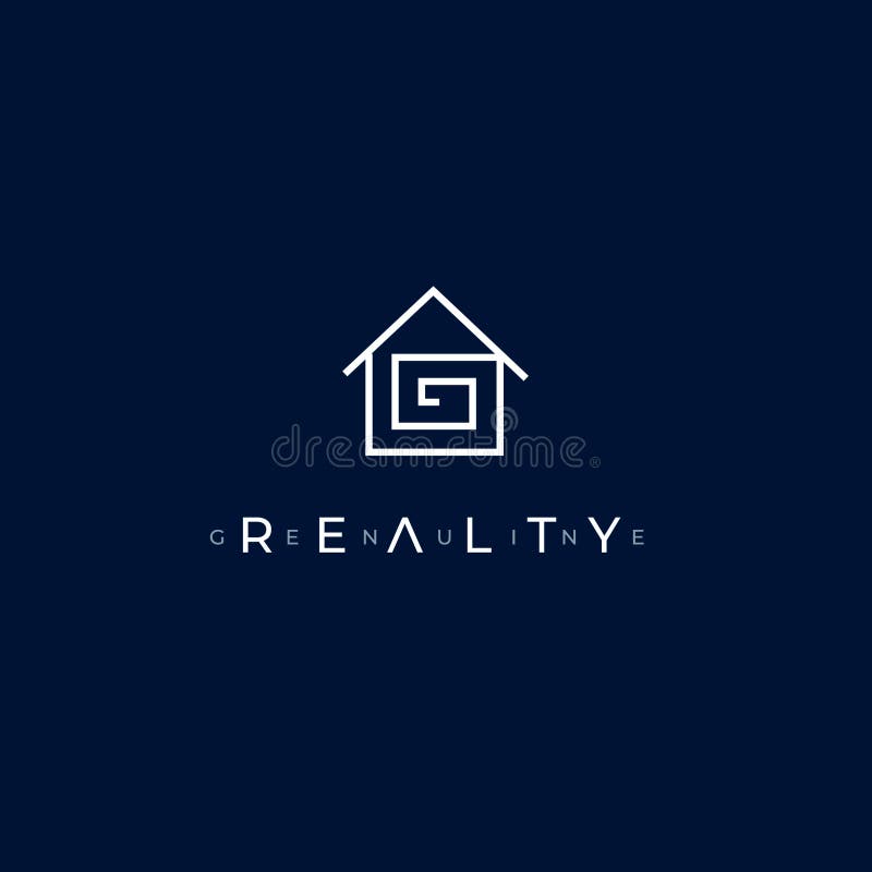 Genuine Realty Vector Logo. Real Estates Logo. Vector Stock Vector ...