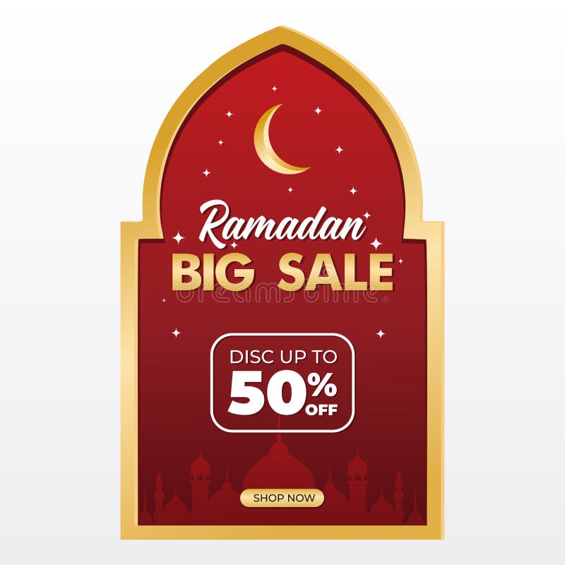 Ramadan Sale Offer, Promotion Poster, Voucher, Discount, Label ...