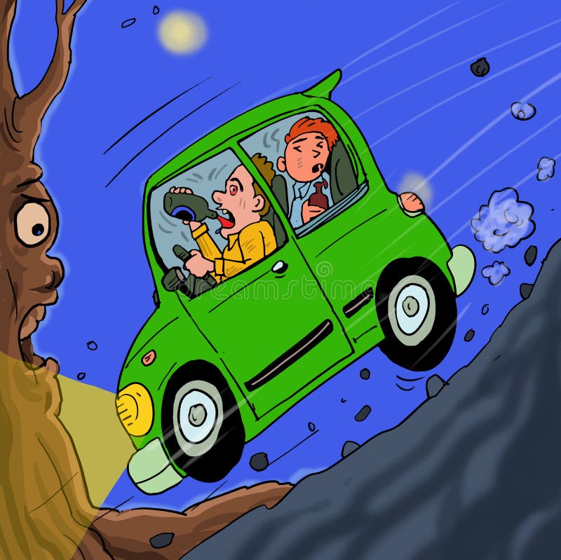 Drunk Driver stock vector. Illustration of alcoholic - 20207666