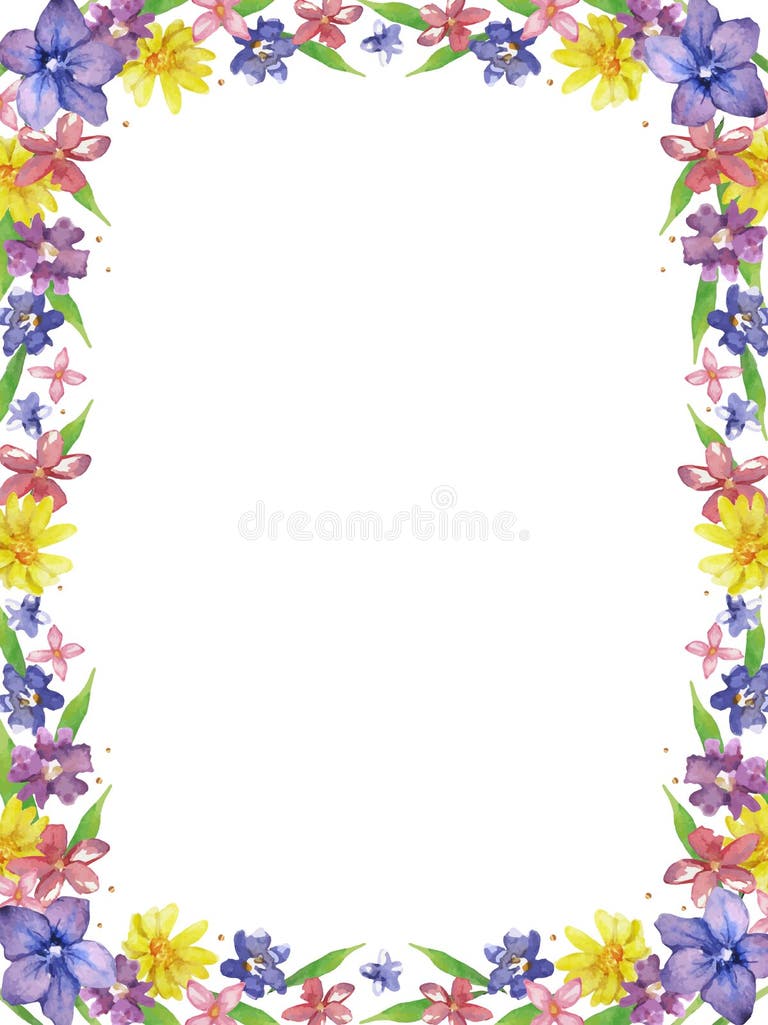 Spring Flower Border Stock Illustrations – 223,966 Spring Flower Border ...