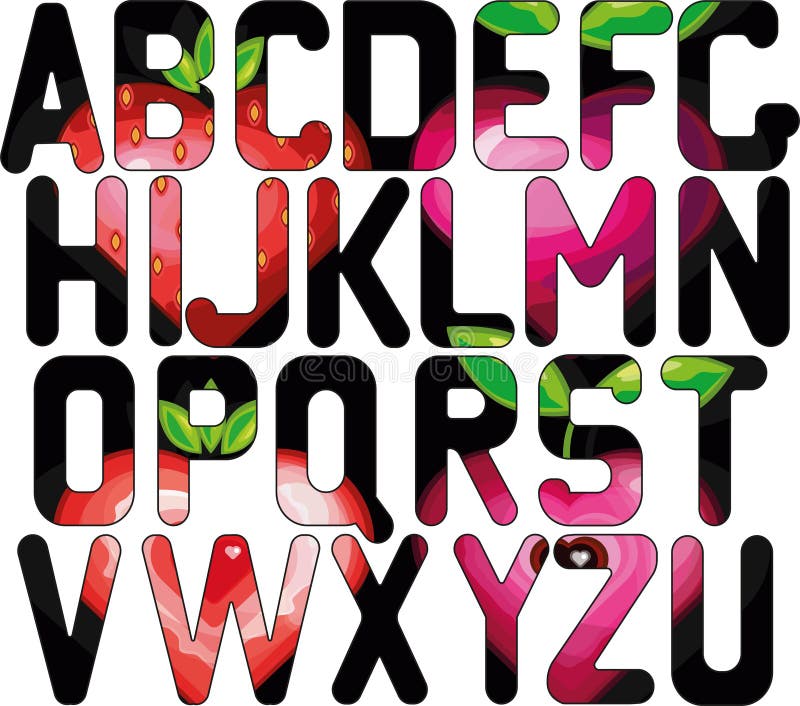 Abcdef Letters Stock Illustrations – 16 Abcdef Letters Stock ...