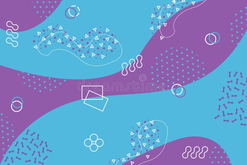 Geometric Cartoon Colorful Abstract Background Template Design Element ...