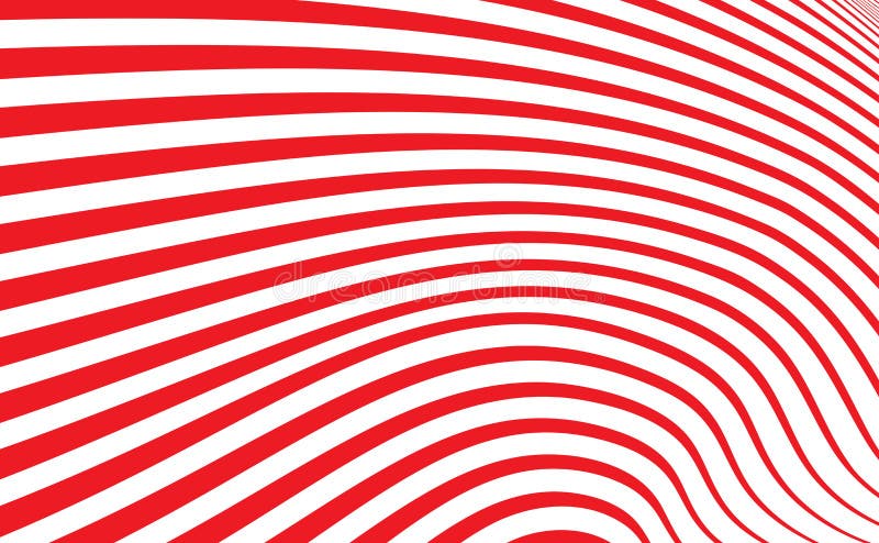 Red and White Curve Line Effect Texture Stripe Background Template ...