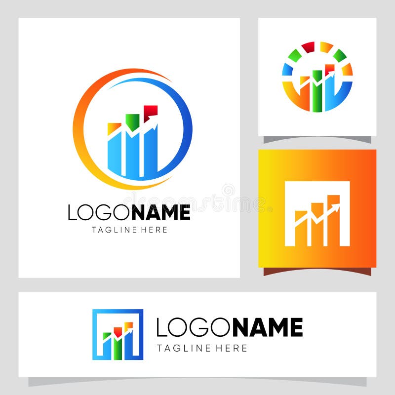 Business Char Bar Logo Design Vector Graphic Stock Vector ...