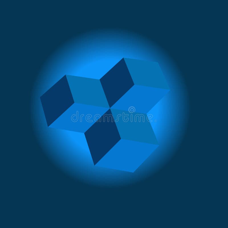 Blur Square Shape Icon Symbol Background Stock Illustration ...