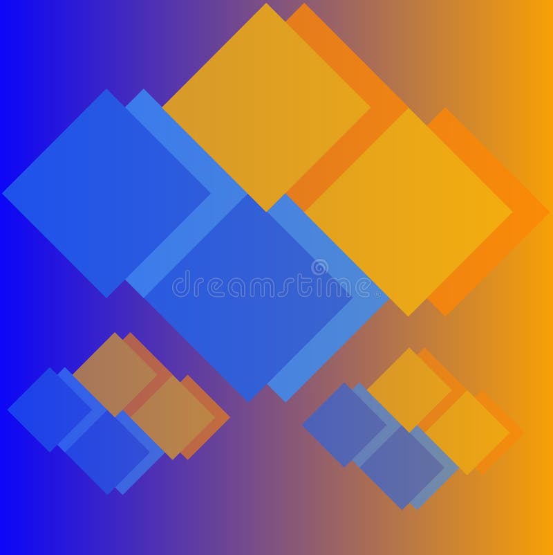 Blur Square Shape Icon Symbol Background Stock Illustration ...