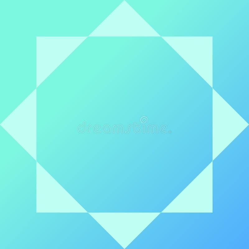 Blur Square Shape Icon Symbol Background Stock Illustration ...