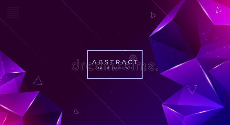 Modern Abstract Web Background with Polygonal Shape Stock Vector ...