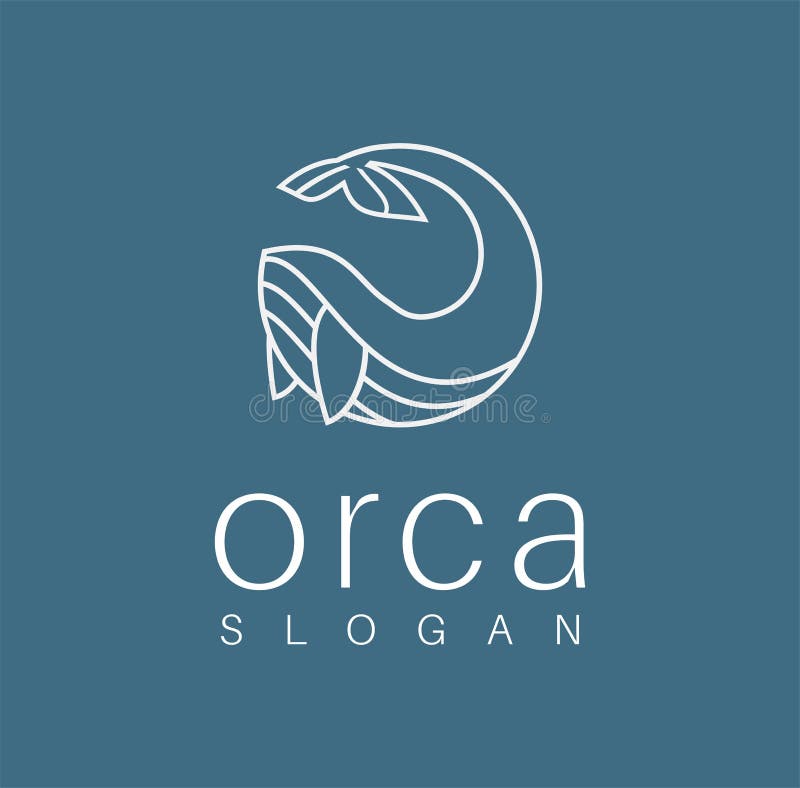 Orca Logo Design, Vector Icon or Clipart. Stock Vector - Illustration ...