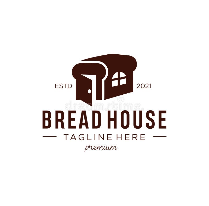 Bread House Logo Shop Template. Bakery Home Logo for Use Bread House ...