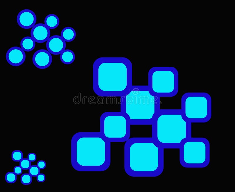 Blur Square Shape Icon Symbol Background Stock Illustration ...