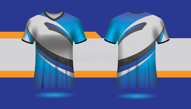 Vector Jersey Sports Design Template for Sports Clubs. Uniform Front ...