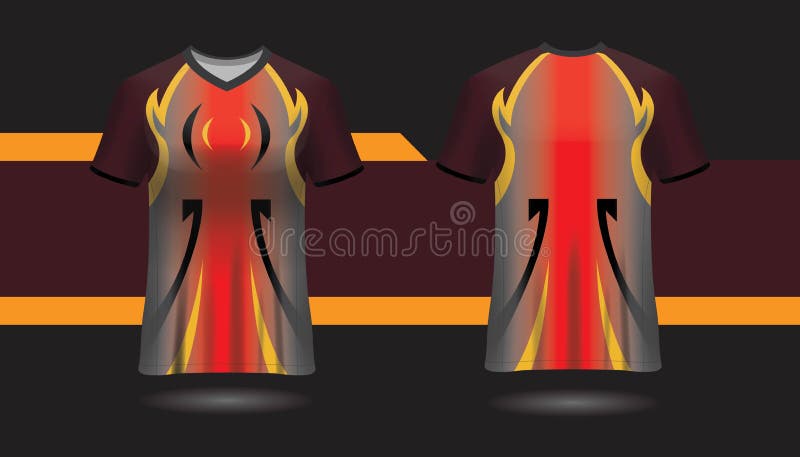 Vector Jersey Sports Design Template for Sports Clubs. Uniform Front ...