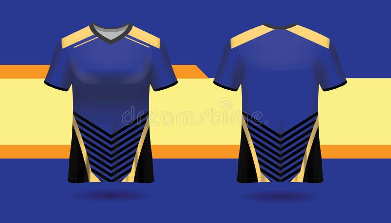 Vector Jersey Sports Design Template for Sports Clubs. Uniform Front ...