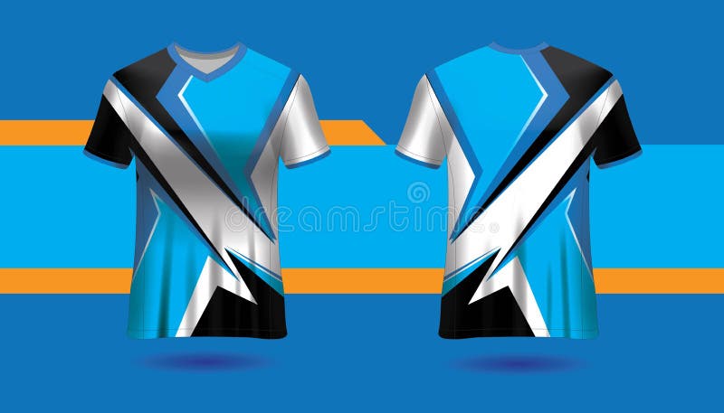 Vector Jersey Sports Design Template for Sports Clubs. Uniform Front ...