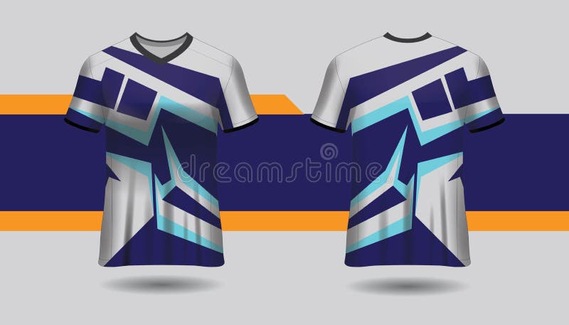 Vector Jersey Sports Design Template for Sports Clubs. Uniform Front ...