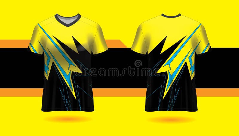 Vector Jersey Sports Design Template for Sports Clubs. Uniform Front ...