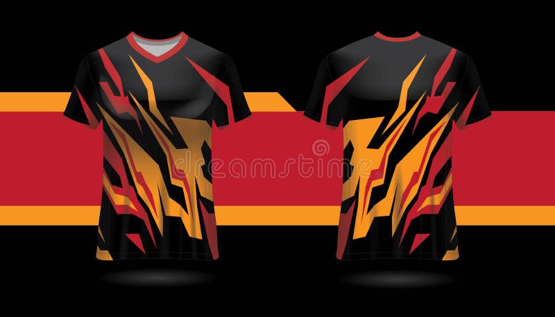 Vector Jersey Sports Design Template for Sports Clubs. Uniform Front ...