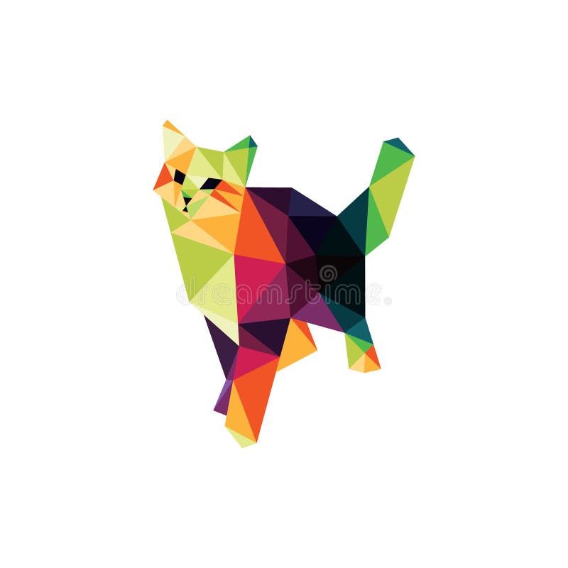 Low Poly Cats Stock Illustrations – 404 Low Poly Cats Stock ...