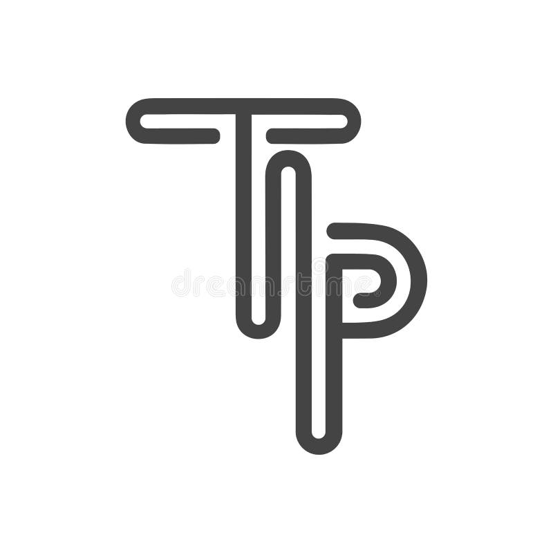 Initial Tp Letter Logo Vector Template Design. Linked Letter Pt Logo ...