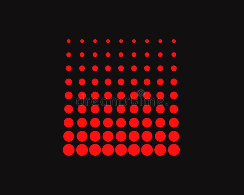 Red Dots Line Abstract Background Stock Illustration - Illustration of ...