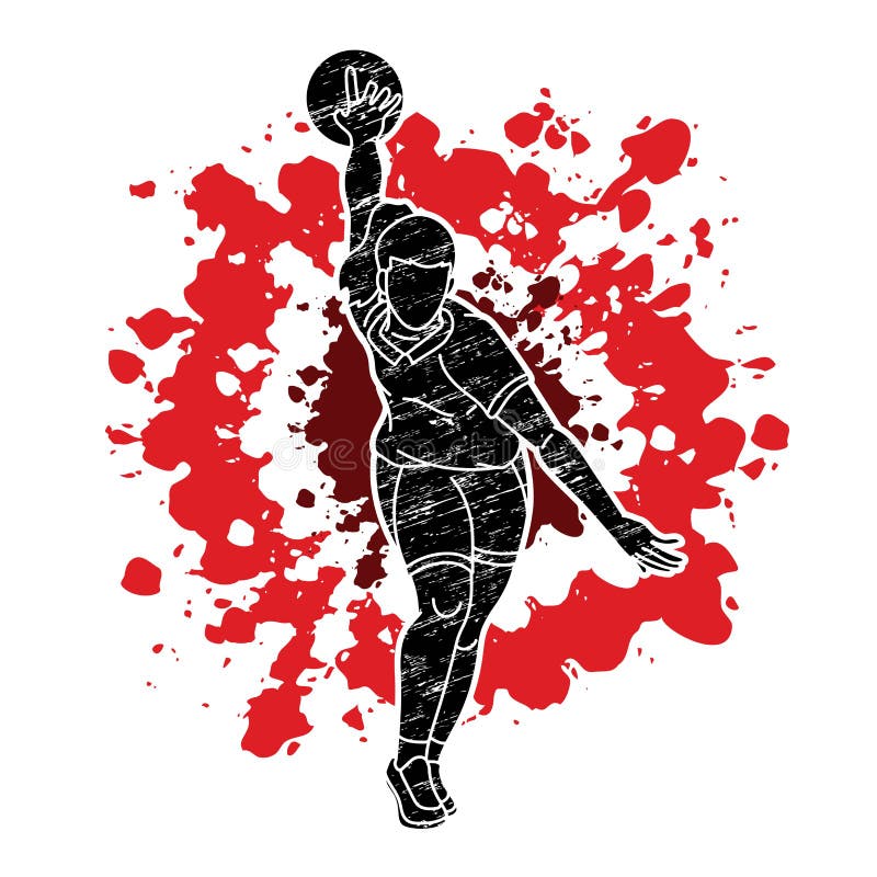 Bowling Sport Female Player Pose Cartoon Graphic Vector Stock Vector ...