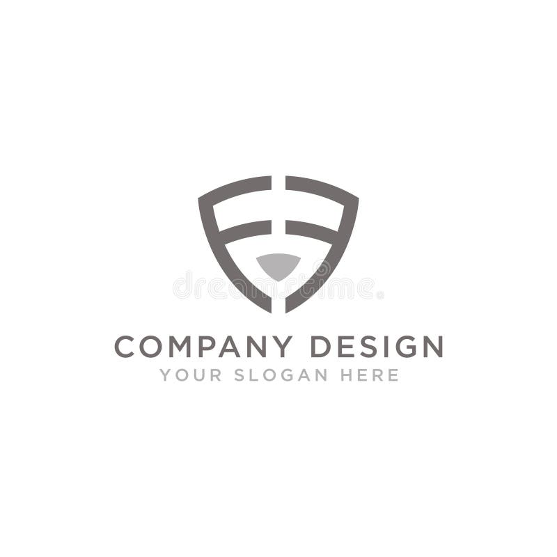 Initial Logo of the FF Letter Design. Stock Vector - Illustration of ...