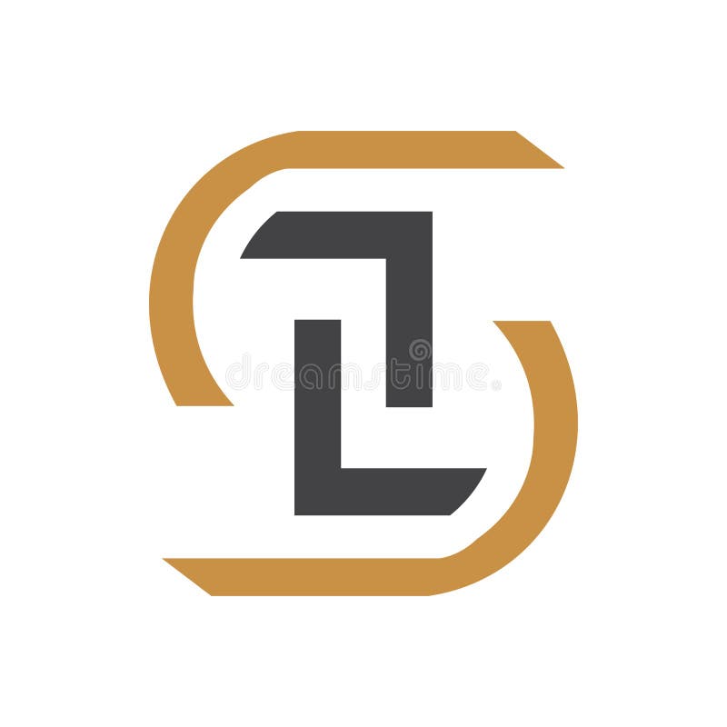 Initial SL Letter Logo Vector Template Design. Creative Abstract Letter ...