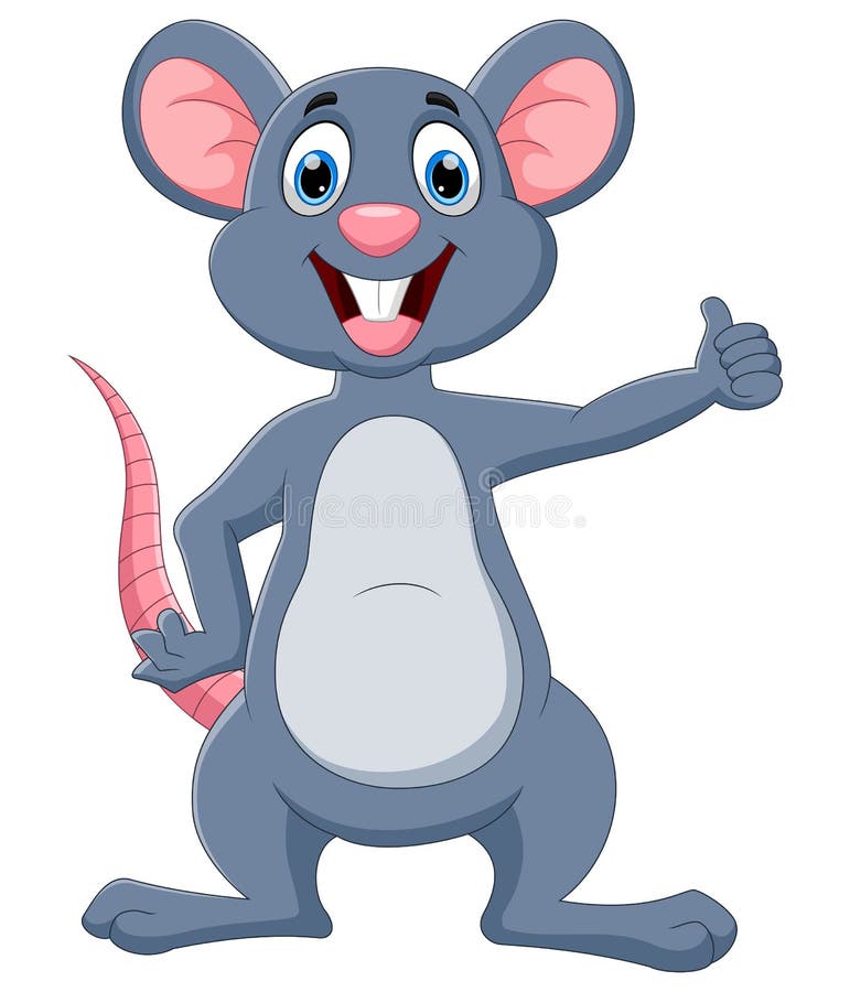 Cute mouse cartoon stock vector. Illustration of icon - 43409225