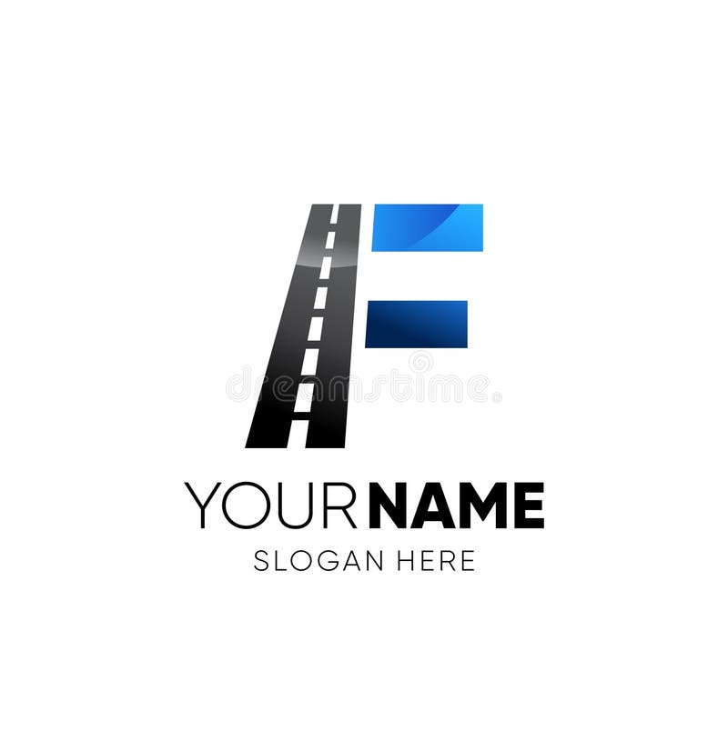 Initial F Letter Road Way Stock Illustrations – 18 Initial F Letter ...