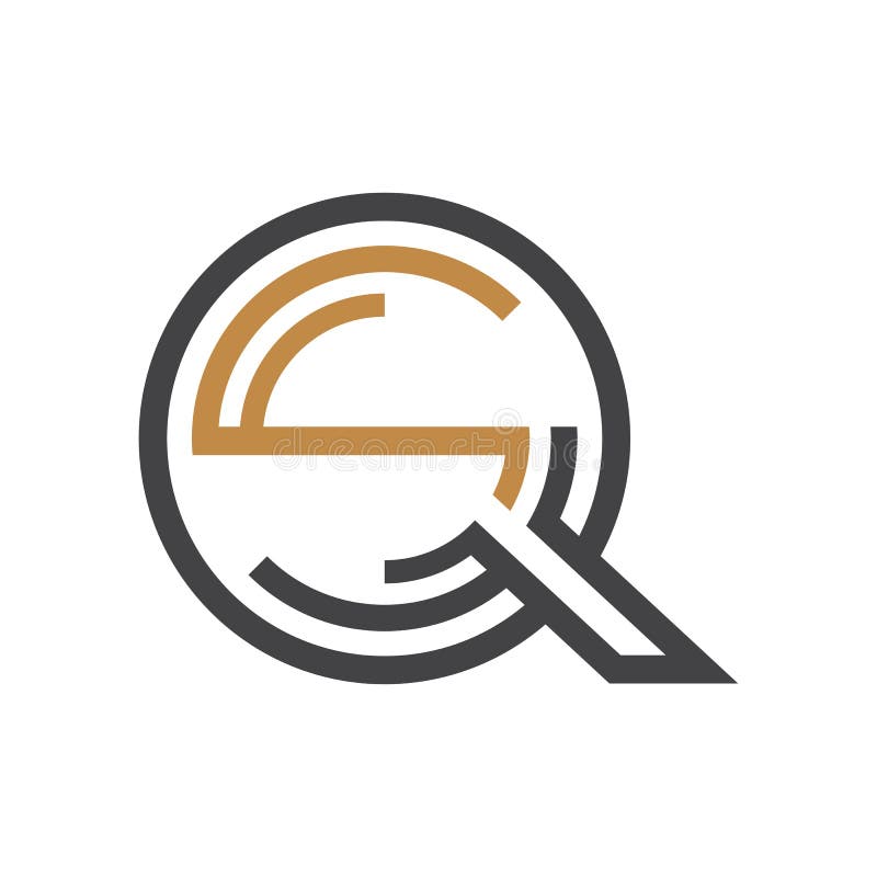 Initial Qs Letter Logo Vector Template Design. Linked Letter Sq Logo ...