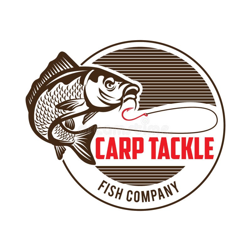 Carp Fishing Vector Illustration Logo, Good for Fish Company Stock ...