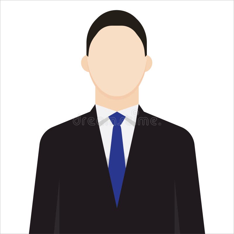 Faceless Avatar of a Woman with Amazing Hairdo Stock Vector ...