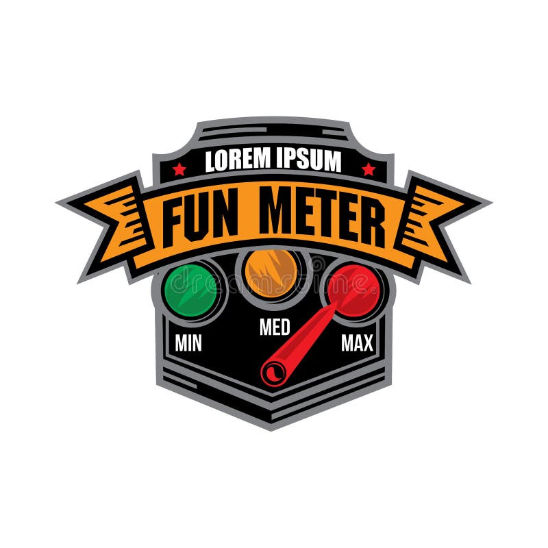 Fun Meter Racing Event Logo, Good for Tshirt Design and Badge Stock ...