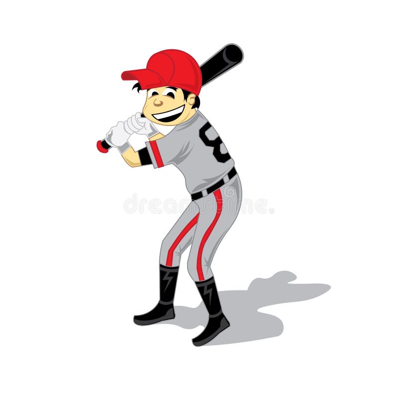 Cartoon Boy Hitting Baseball Bat Stock Illustrations – 133 Cartoon Boy ...