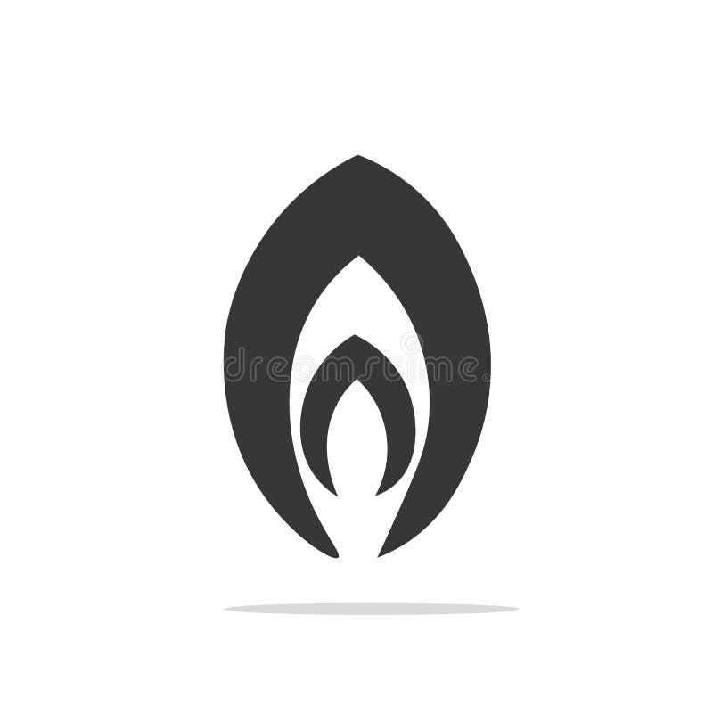 Simple Fire Vector Flat Style Stock Vector - Illustration of fireball ...