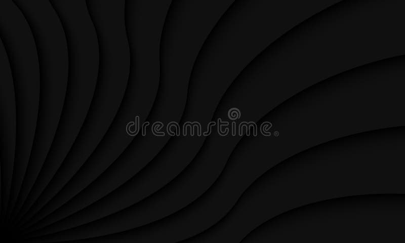 Abstract Black Shadow Curve Spiral Background Vector Stock Vector ...