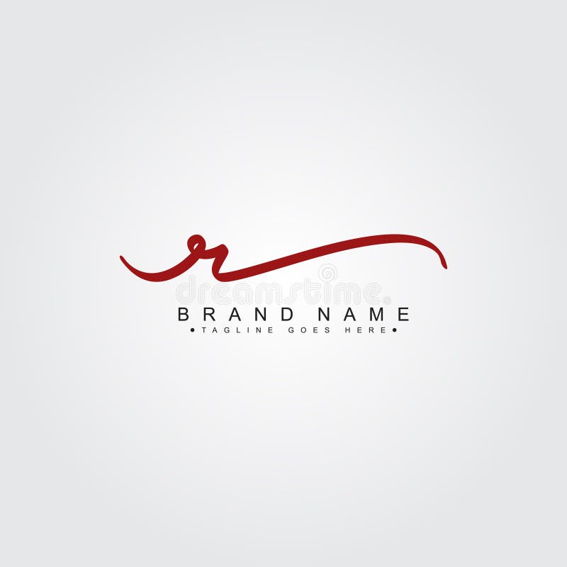 Signature R Logo Stock Illustrations – 664 Signature R Logo Stock ...