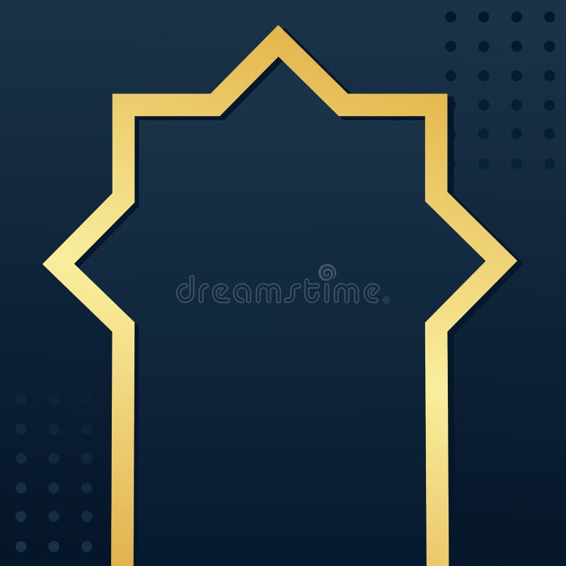Islamic Background Creative Vector Social Media Post Template Stock ...