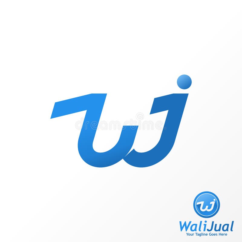 Letter WJ Logo Vector Stock. Incorporation Abstract Design Concept ...