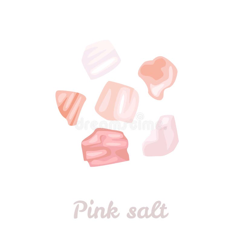 Himalayan Pink Salt Icon. Vector Illustration Stock Vector ...