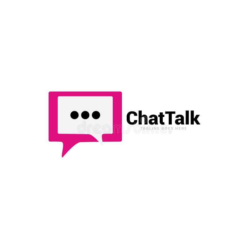 Chat. stock illustration. Illustration of logotype, messaging - 217350488